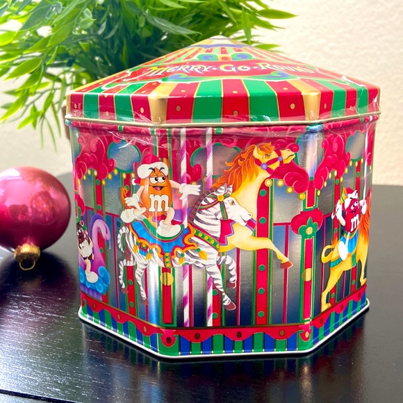 M&M'S | Holiday | Vintage Christmas Tin Mms Limited Edition | Poshmark